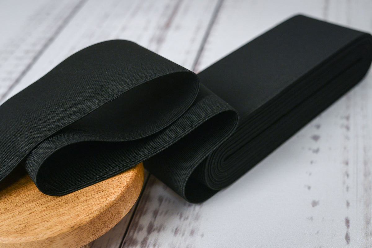 Gummiband stark 8 cm breit (schwarz) – LittleMotherSucker